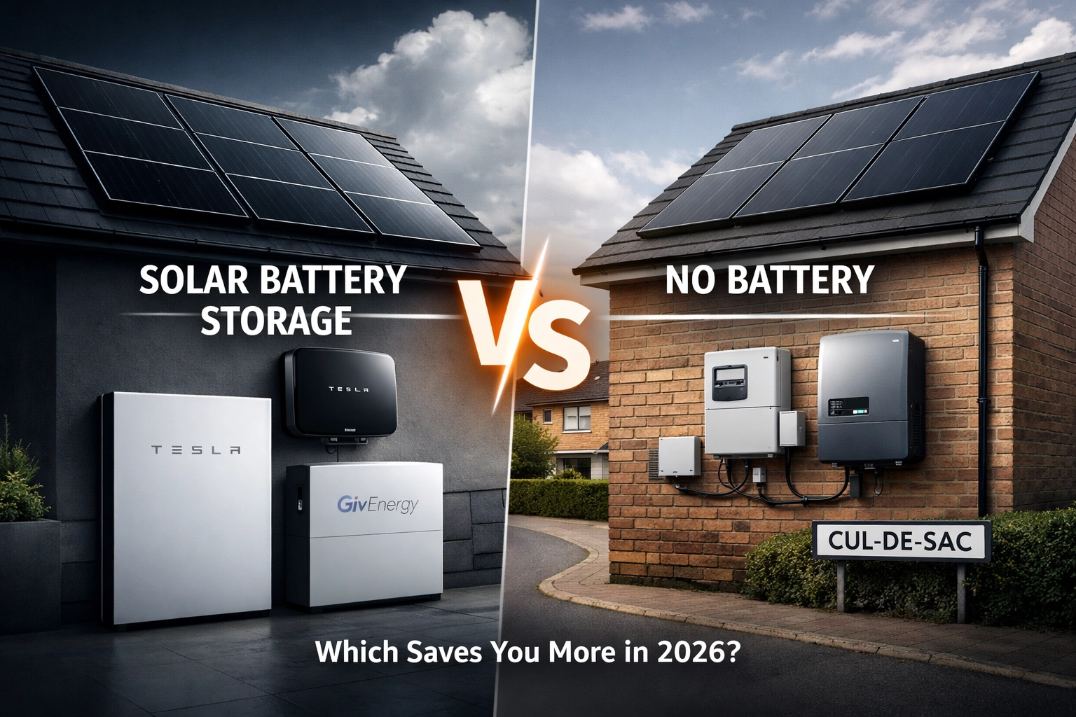 Solar Battery Storage vs No Battery: Which Saves You More in 2026 ...