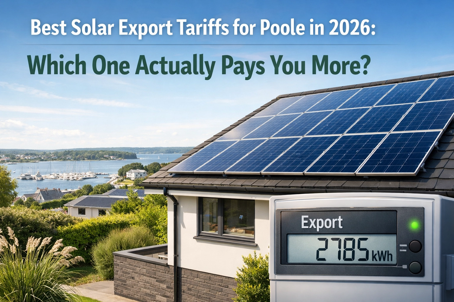 Best Solar Export Tariffs for Poole in 2026: Which One Actually Pays ...